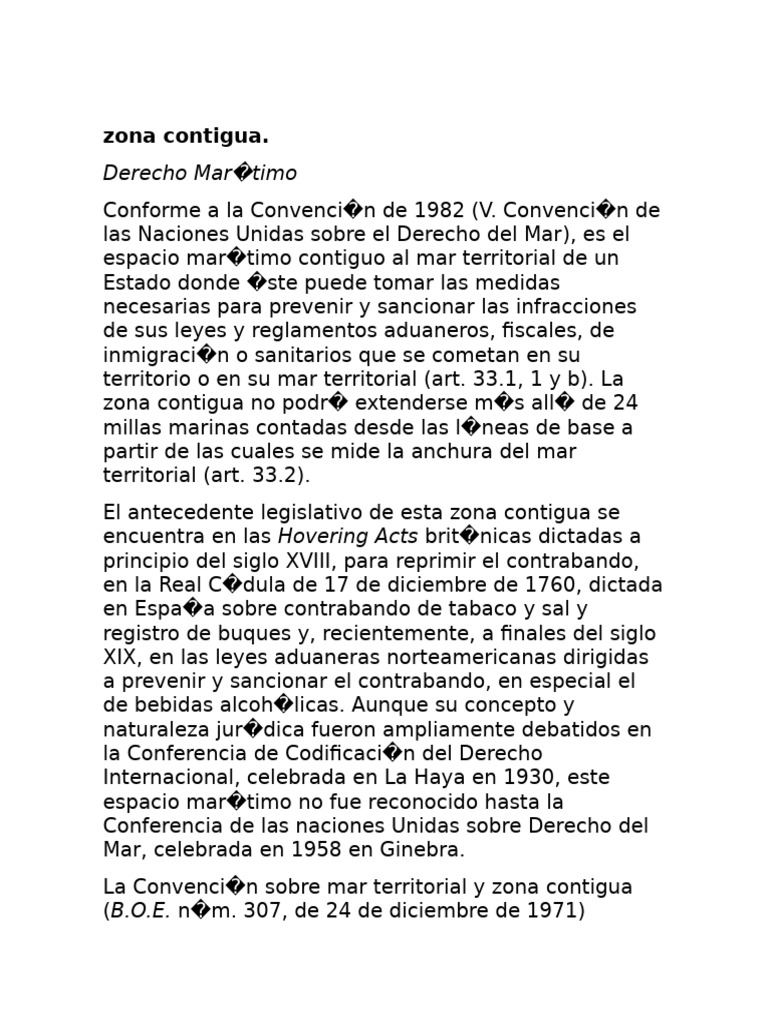 Zona Contigua. | PDF