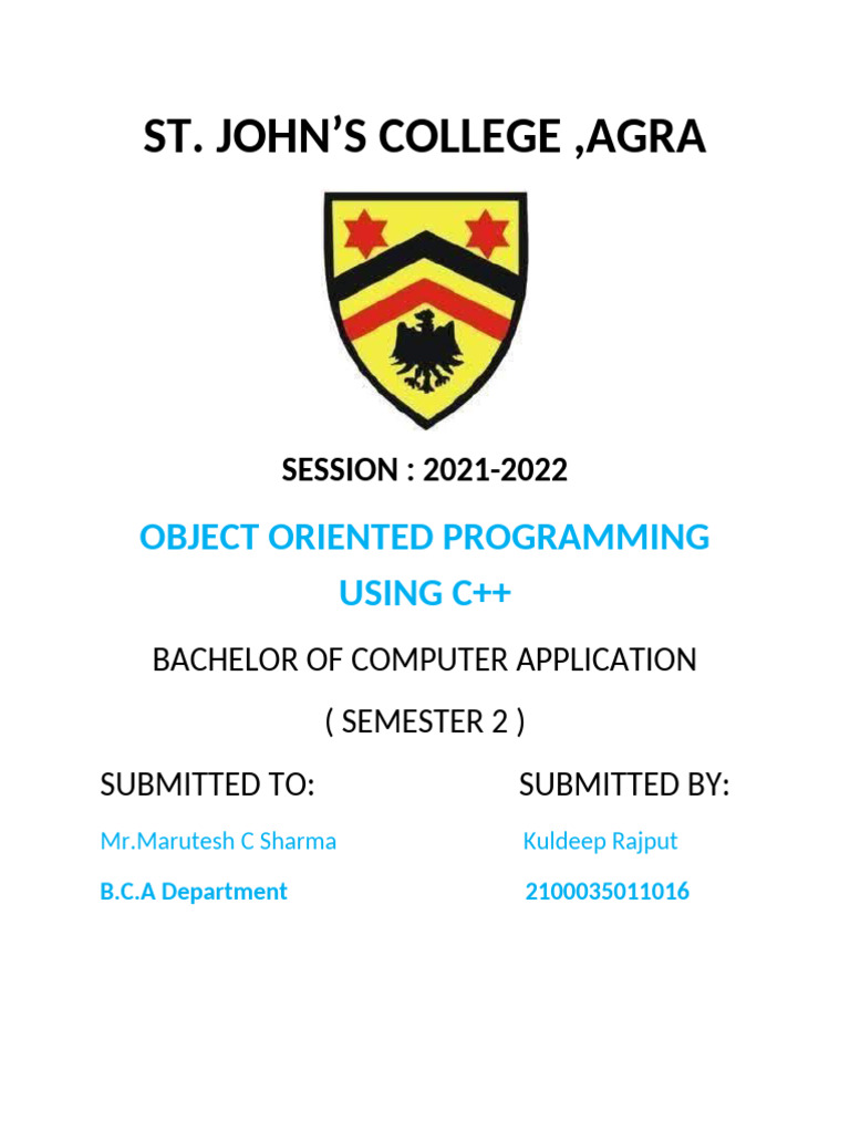 Kuldeep Rajput BCA 2 | PDF