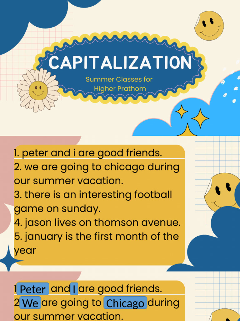 Capitalization | PDF