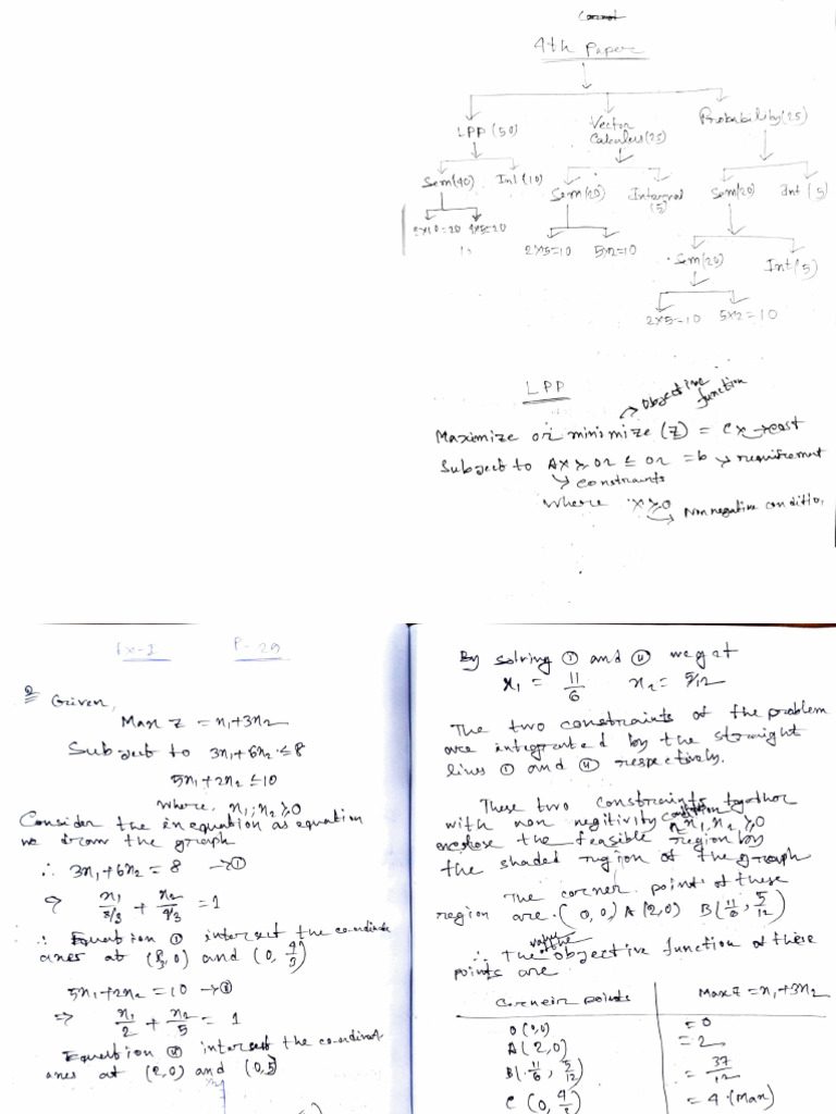 No-1 Math 4th Sem | PDF