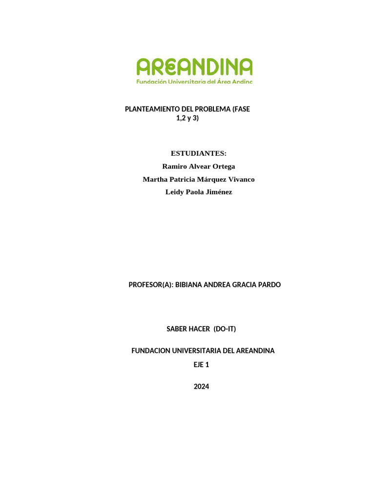 Tarea Eje 1 y 2 Saber Do B-It | PDF