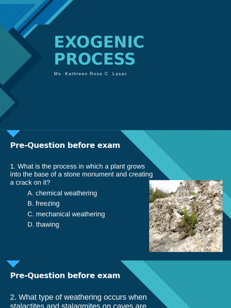 EALS MODULE 5 Exogenic Processes | PDF