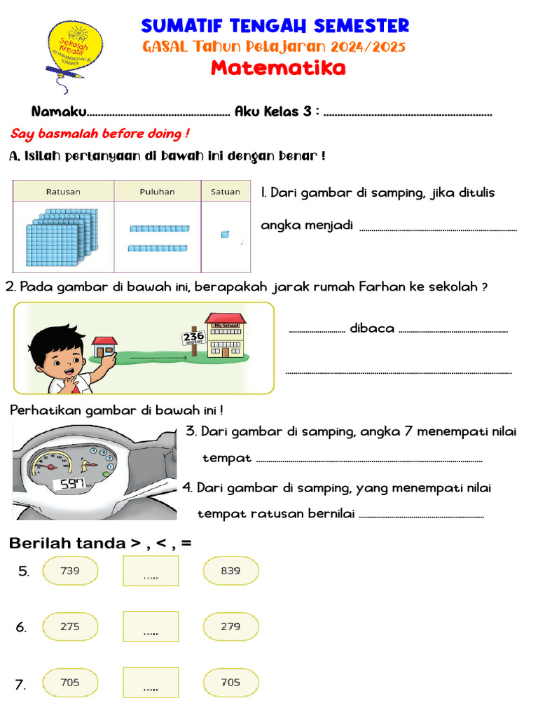 SMT1 STS Reguler | PDF
