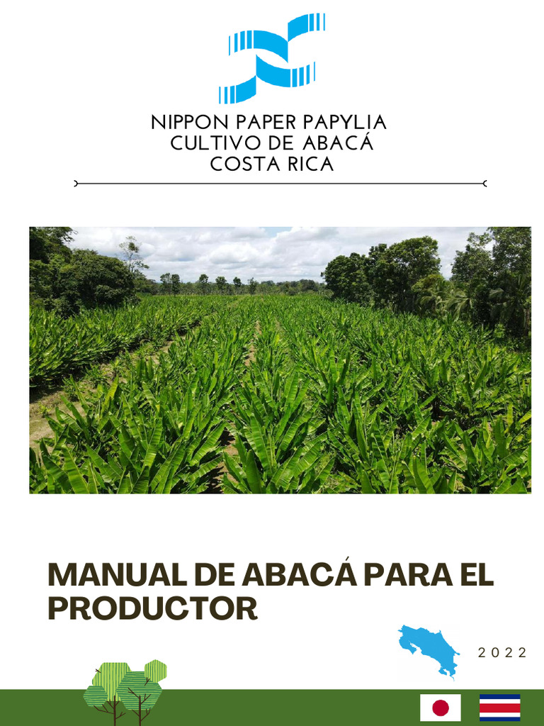 Manual de Cultivo de Abacá en Costa Rica | PDF | Agricultura | Fertilizante