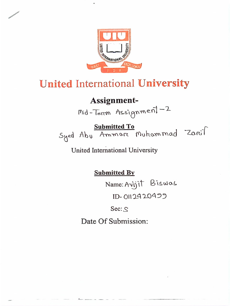 Mid-Term Assignment 2 | PDF