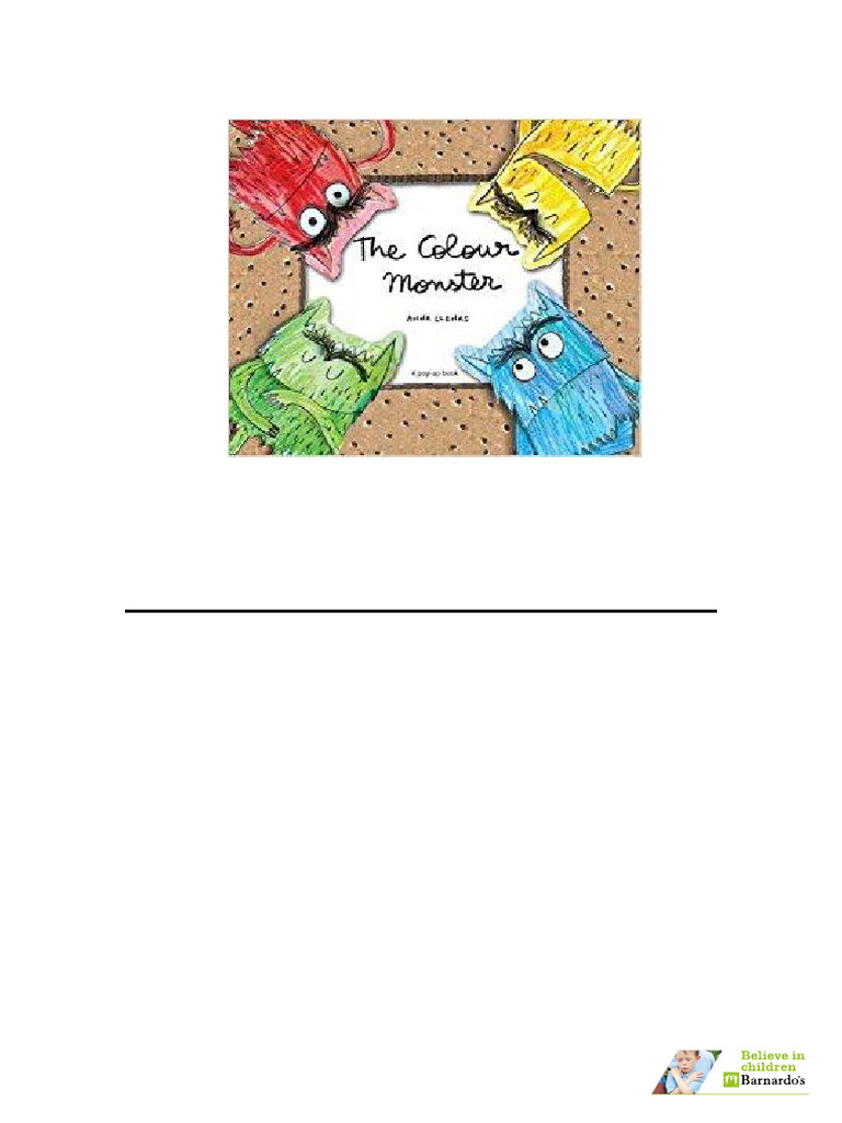 SEL Picture Book Guide The Colour Monster | PDF