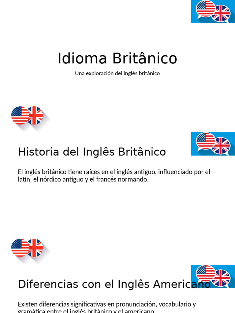 Idioma Britânico | PDF