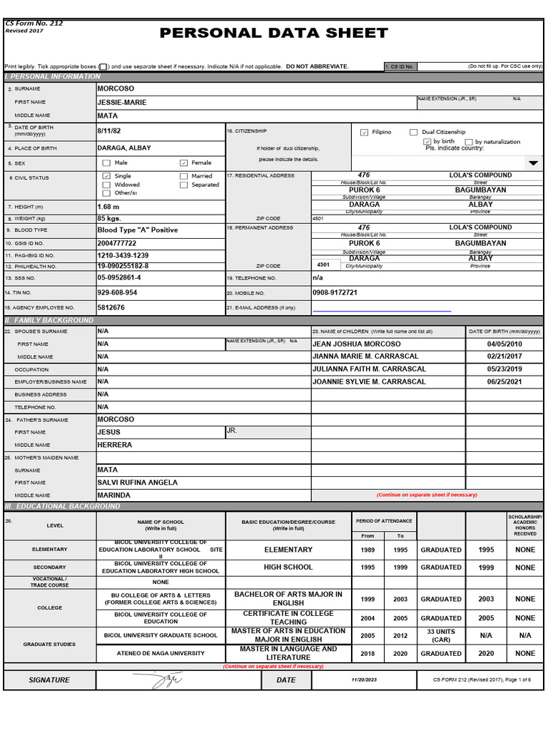 PDS MORCOSO Jul 2023 | PDF