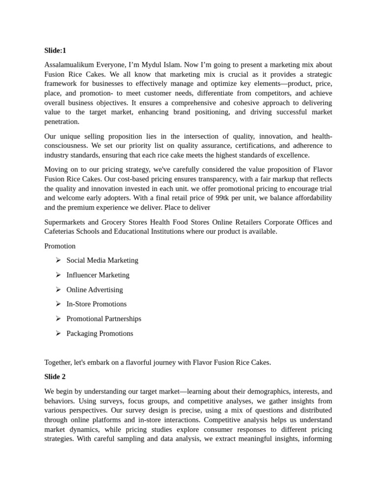 Script Marketing | PDF