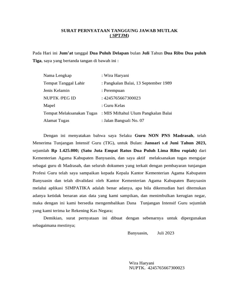 SPTJM Guru Tig | PDF