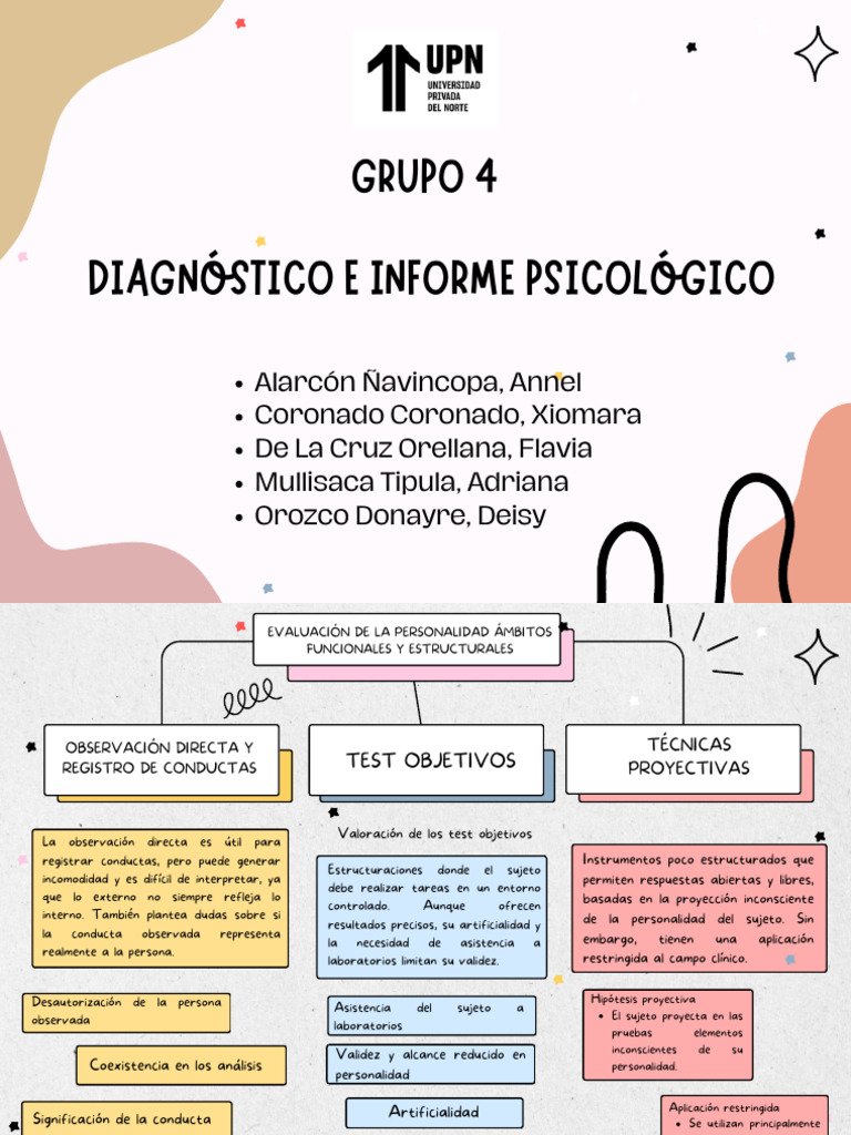 Dianóstico e Informe Mapa Conceptual | PDF
