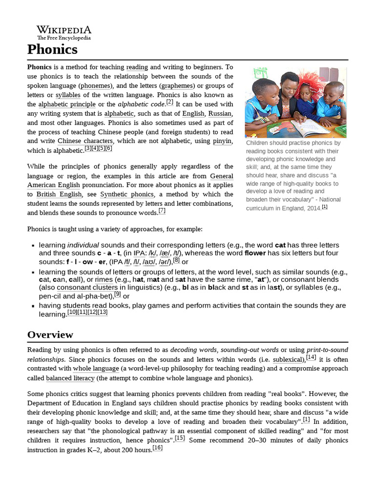 Phonics | PDF