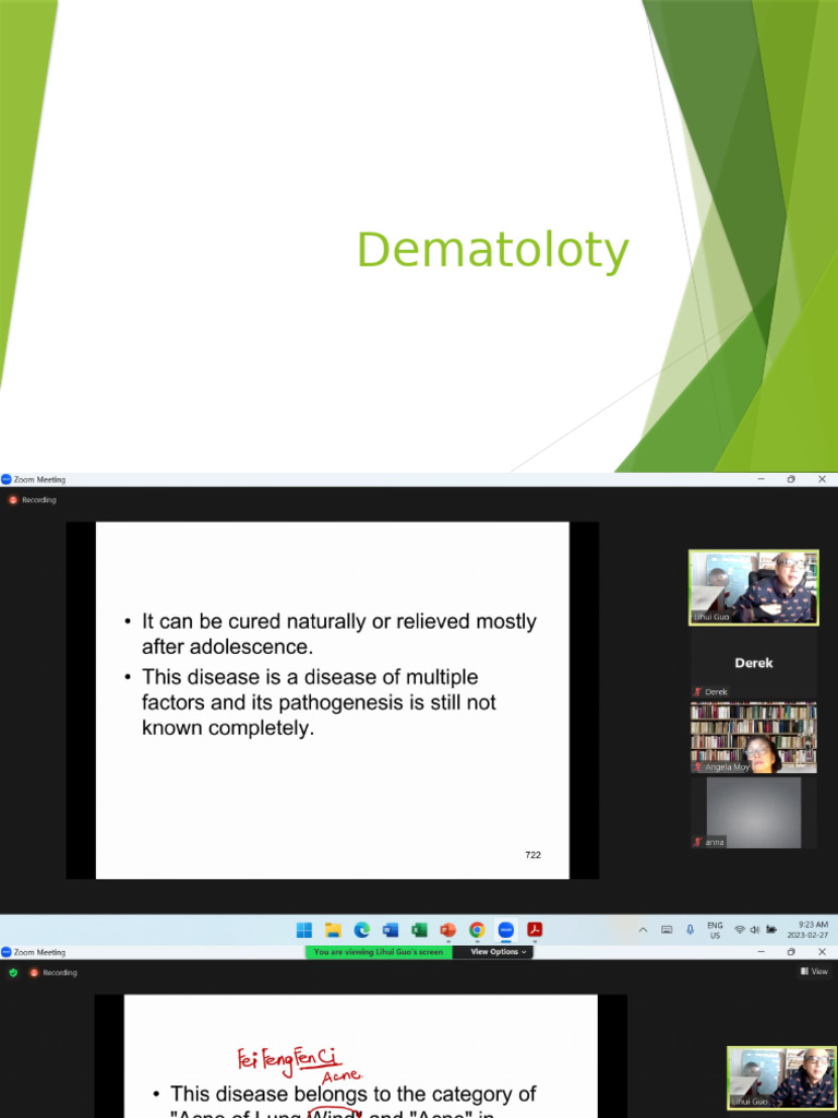 Integrated Dermo Note | PDF