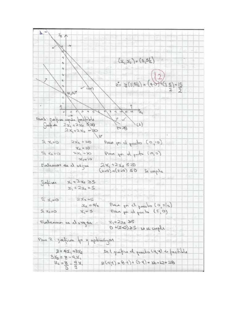 Pauta Prueba 1 IO PCE 2023-1 | PDF