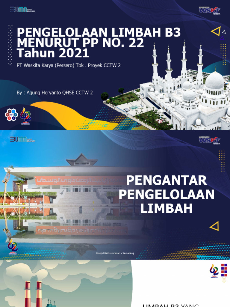 Pengelolaan Limbah B3 Menurut PP No.22 Tahun 2021 | PDF