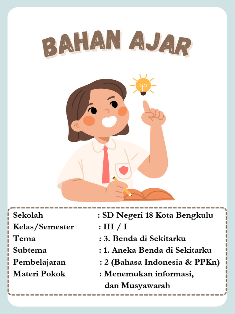 Bahan Ajar Membaca | PDF