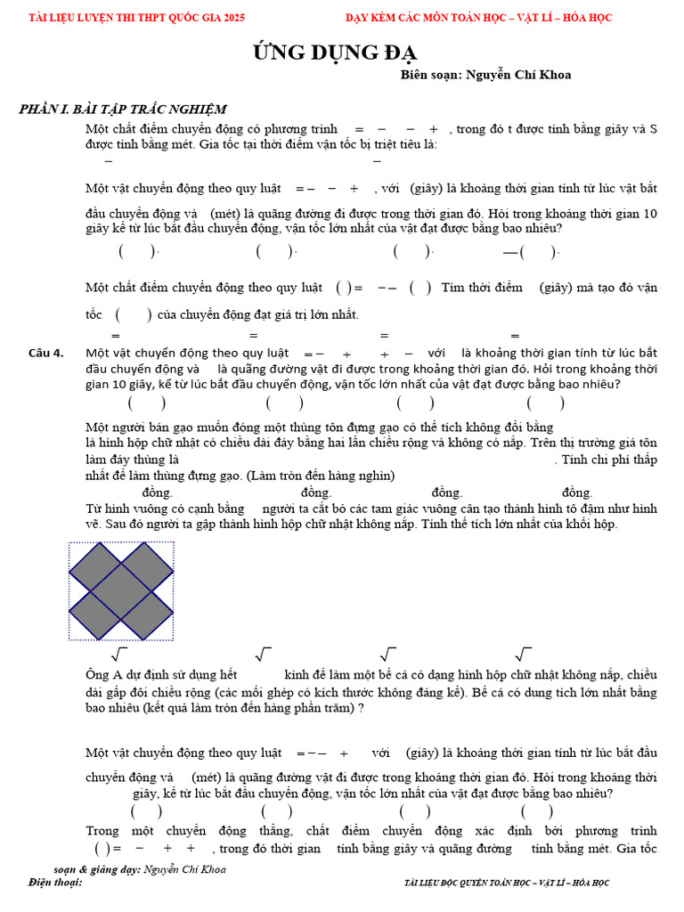 NG D NG Đ o Hàm | PDF