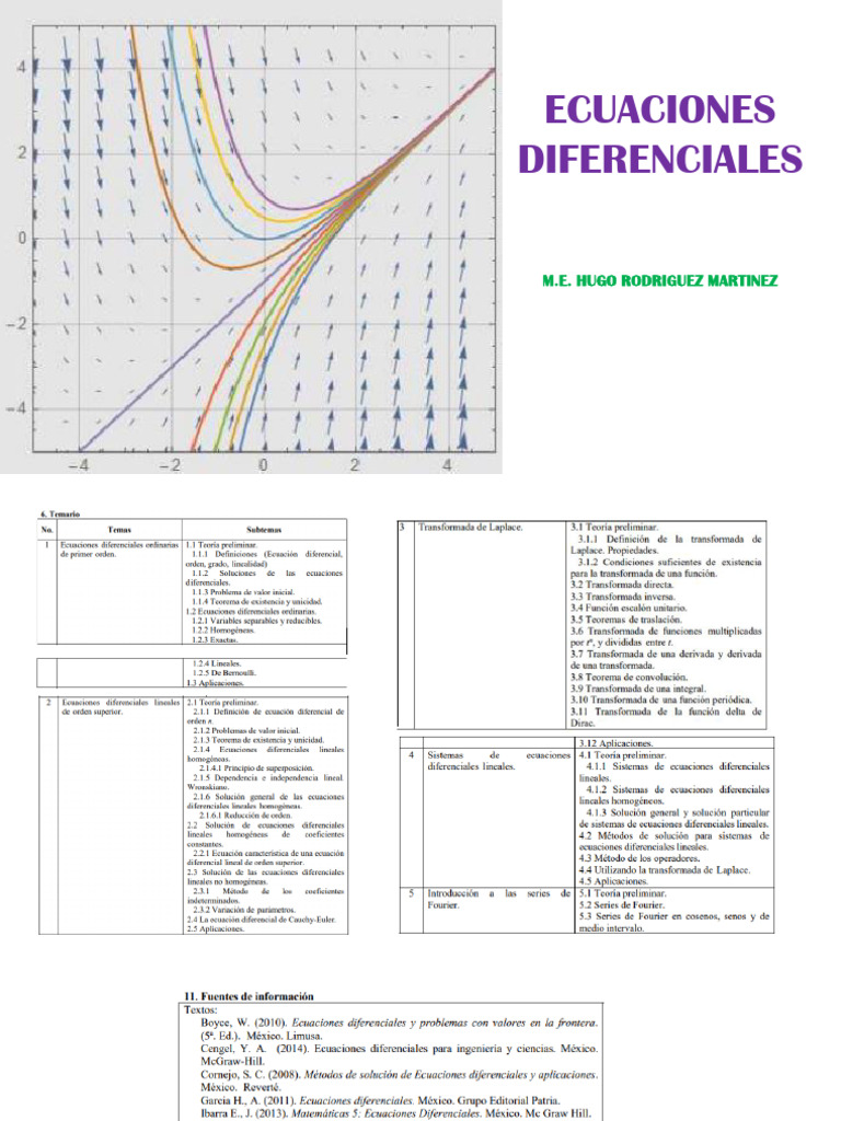Ecuaciones Diferenciales | PDF