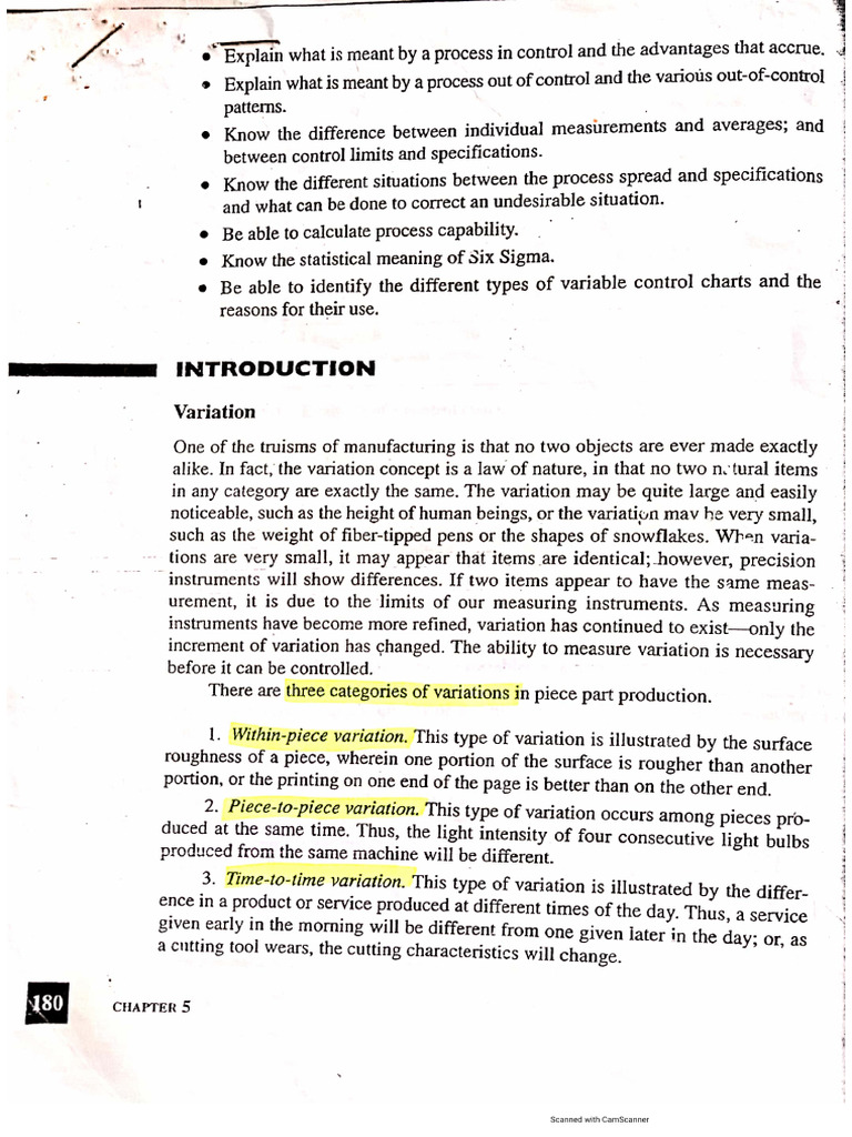 IQC - Control Charts For Variables | PDF