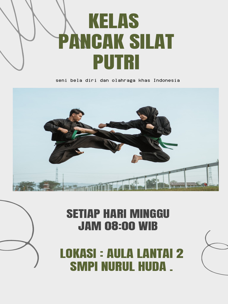 Design Pamflet Ekstra Silat | PDF
