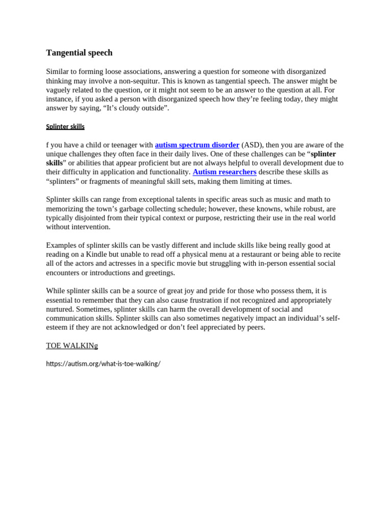 Tangential Speec1 | PDF