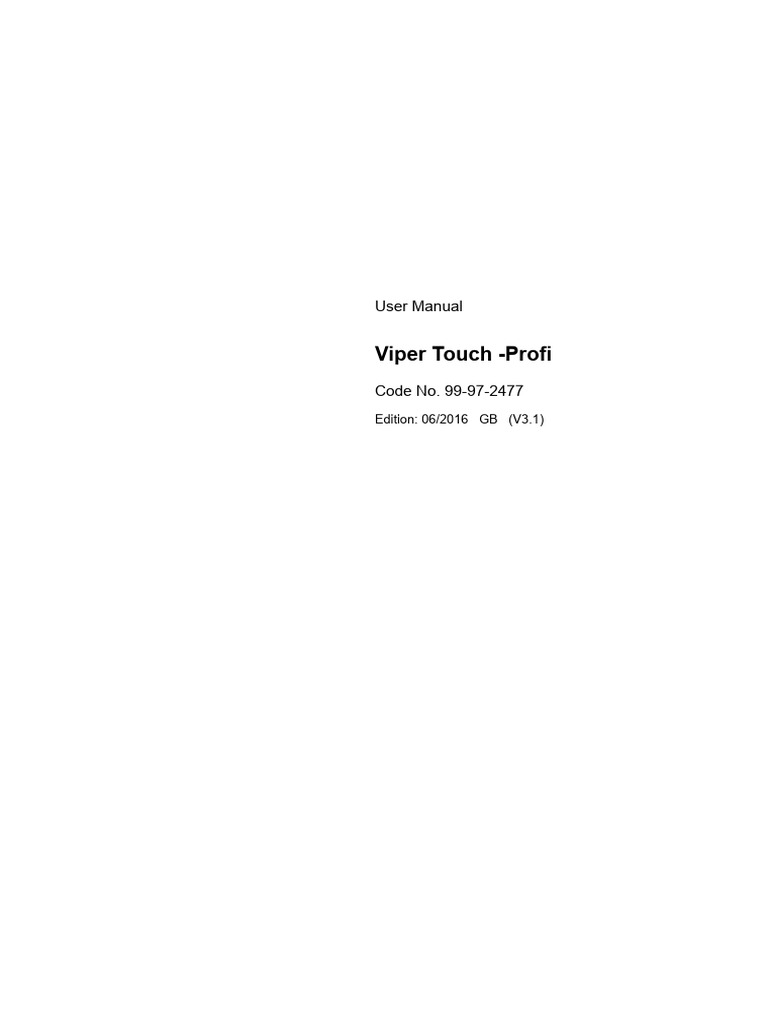 Viper 3.1 Prof | PDF