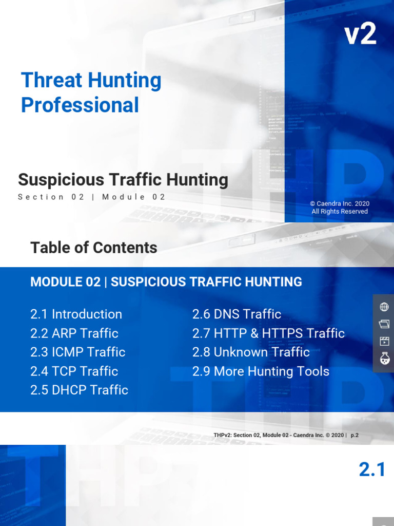 220 Suspicious Traffic Hunting | PDF