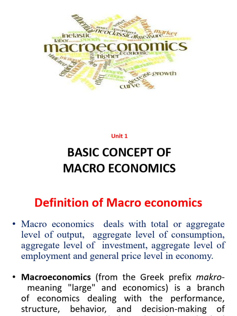 Basic Concepts of Macroeconomics | PDF Basic Concepts of Macroeconomics | PDF