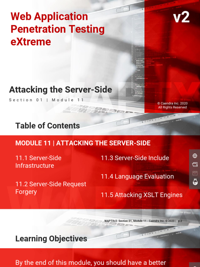 111 Server Side Attacks | PDF