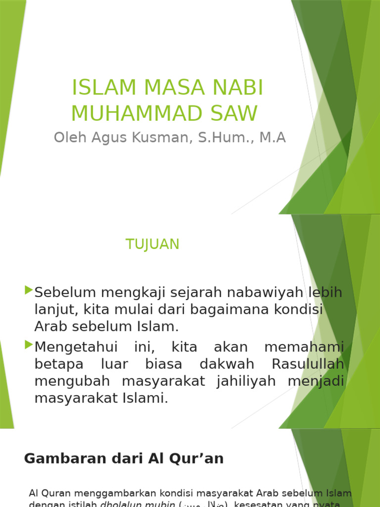 Islam Masa Nabi Muhammad | PDF