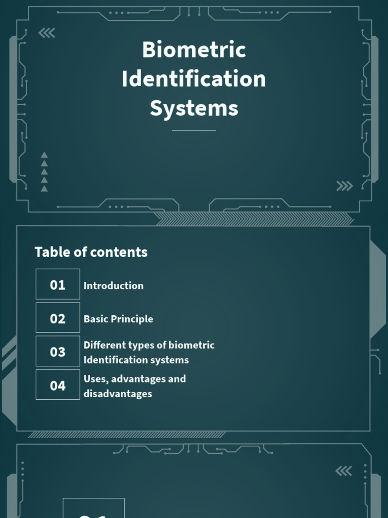 Biometric Identification Systems | PDF