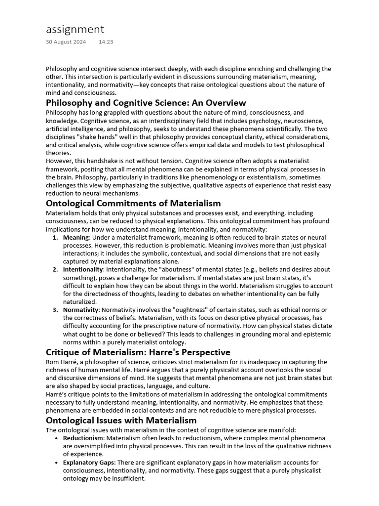 Assignment HSS | PDF