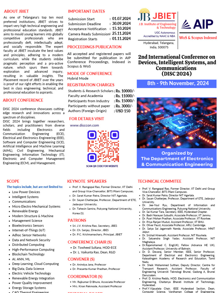 DISC 2024 Brochure | PDF