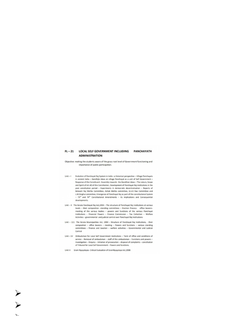 Local Self Government PPT Combined PDF | PDF