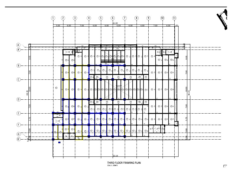03 GCCSC Third Floor Framing Plan | PDF