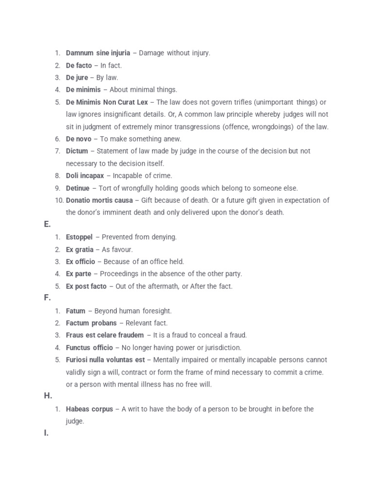 Damnum Sine Injuria | PDF