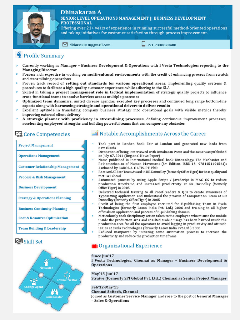 Dhinakaran Resume Updated | PDF