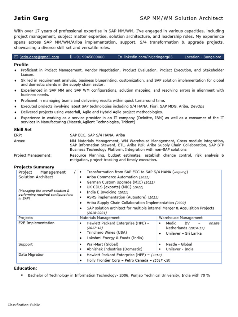 Jatin Garg Resume | PDF