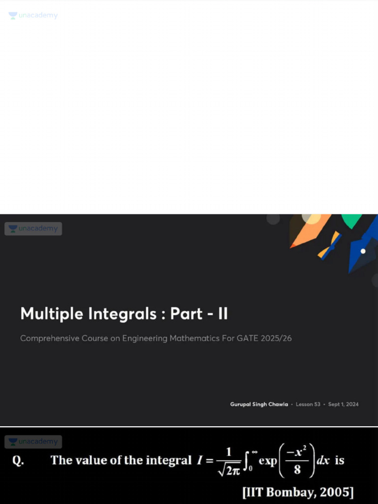 Multiple Integrals Part II With Anno | PDF