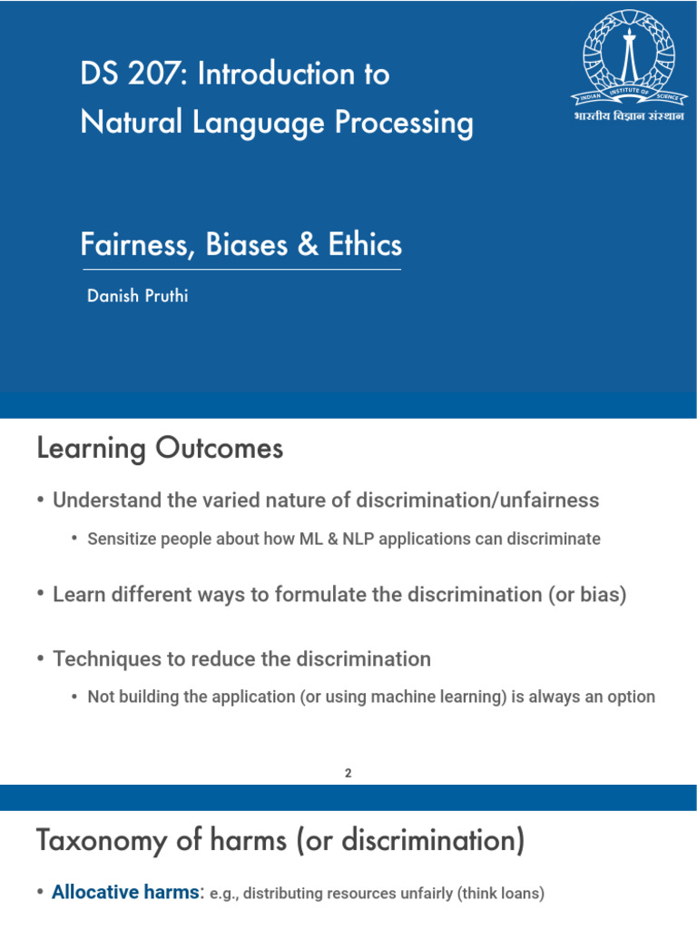 Fairness Lecture | PDF