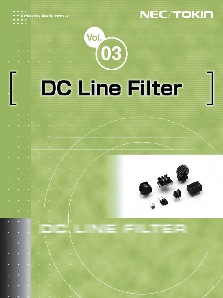 DC Line Filters VOL.03 | PDF