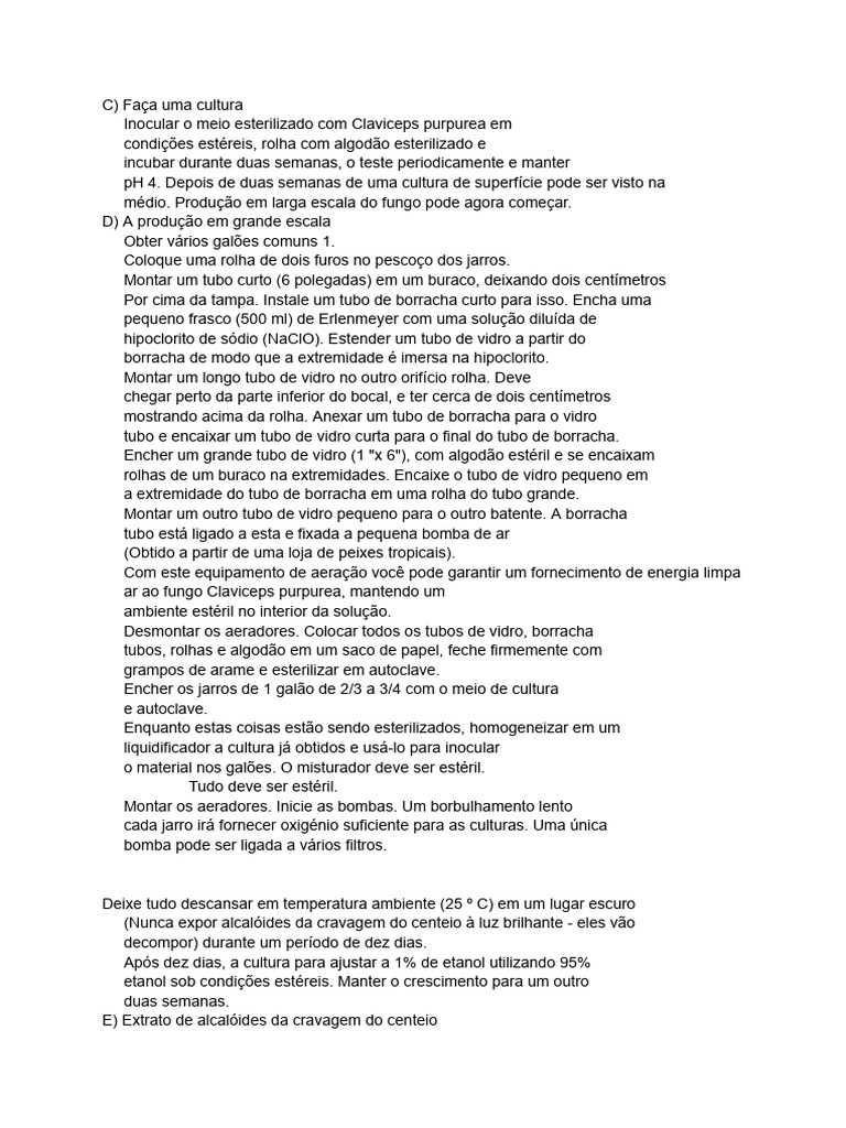 Como Fazer LSD #2 | PDF