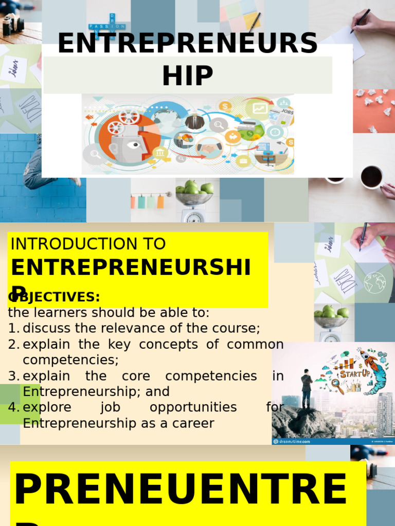 Entrepreneurship Intro | PDF