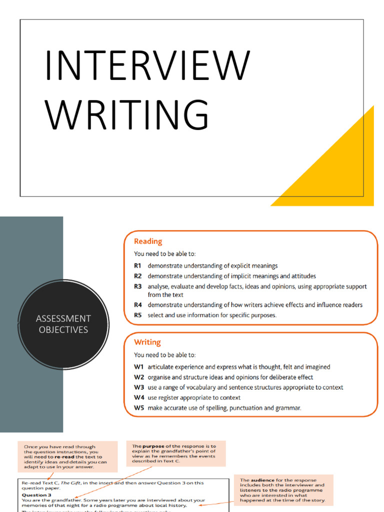 Interview Writing | PDF