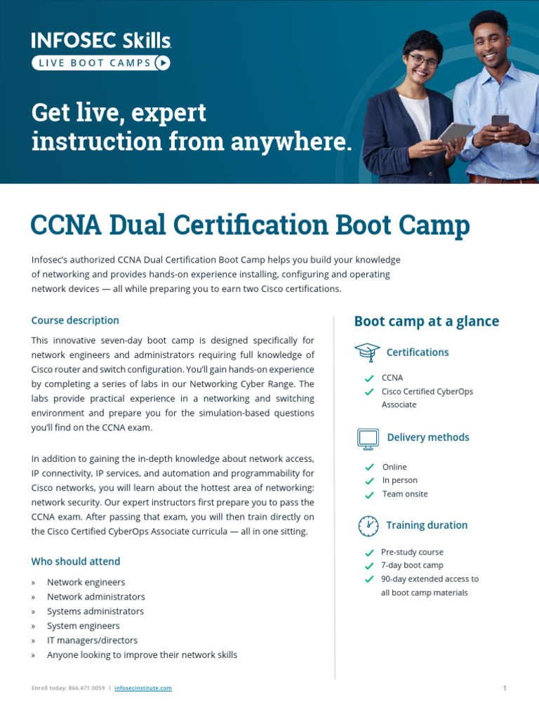 Ccna Dual Certification Boot Camp Syllabus | PDF