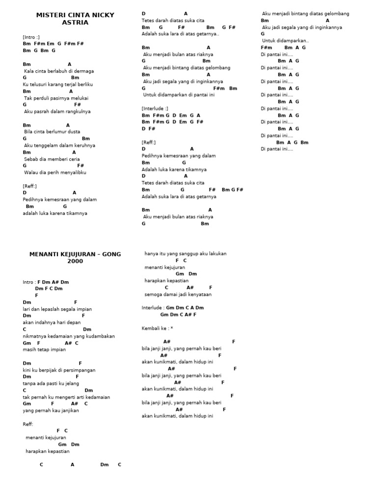 Misteri Cinta Nicky Astria | PDF