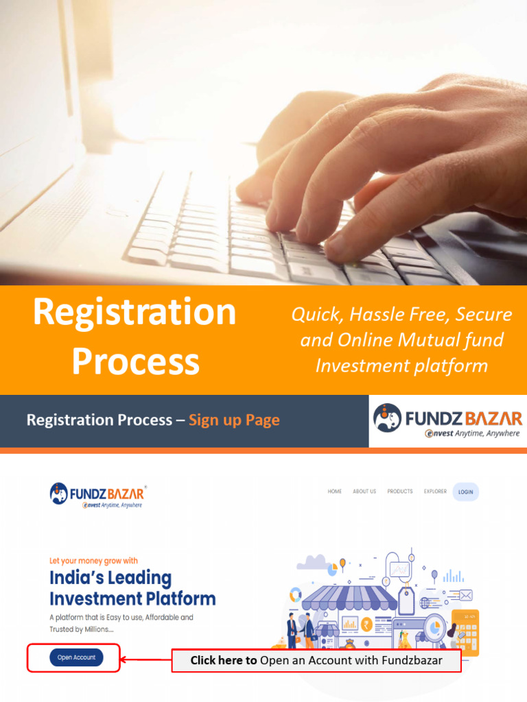 Fundzbazar Registration Process For Individual | PDF