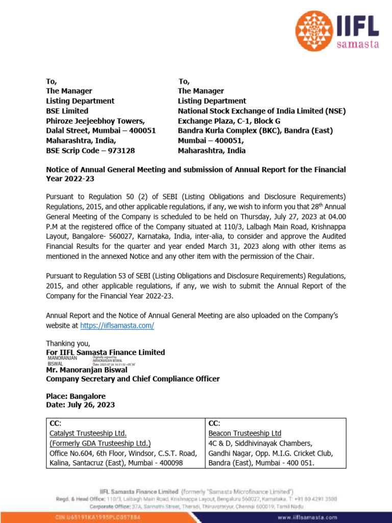 Letter To SE For Reg 502 and 53 | PDF