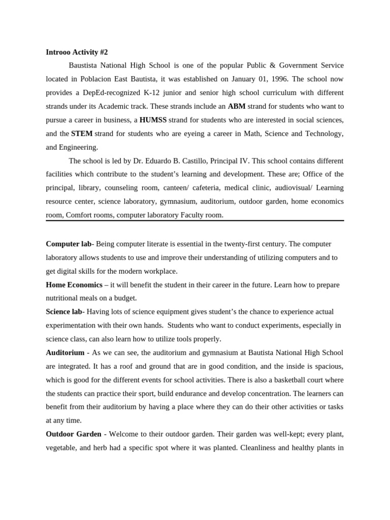 Script Activity 2 | PDF