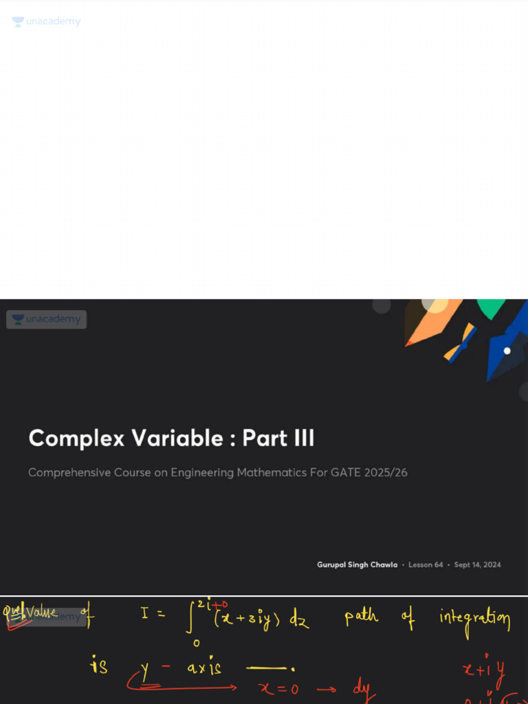 Complex Variable Part III With Anno | PDF